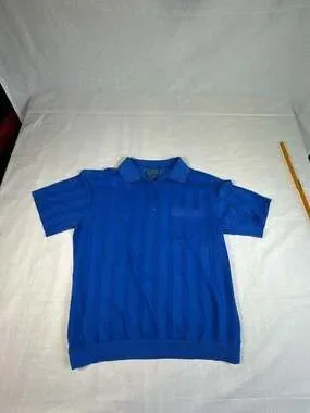 Tropi-Cool | Shirts | Tropicool Vintage Striped Zipup Polo Shirt Size ...